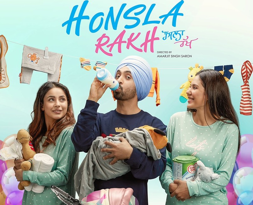 Shehnaaz Gill Promotes Honsla Rakh With Diljit Dosanjh And Sonam Bajwa ...