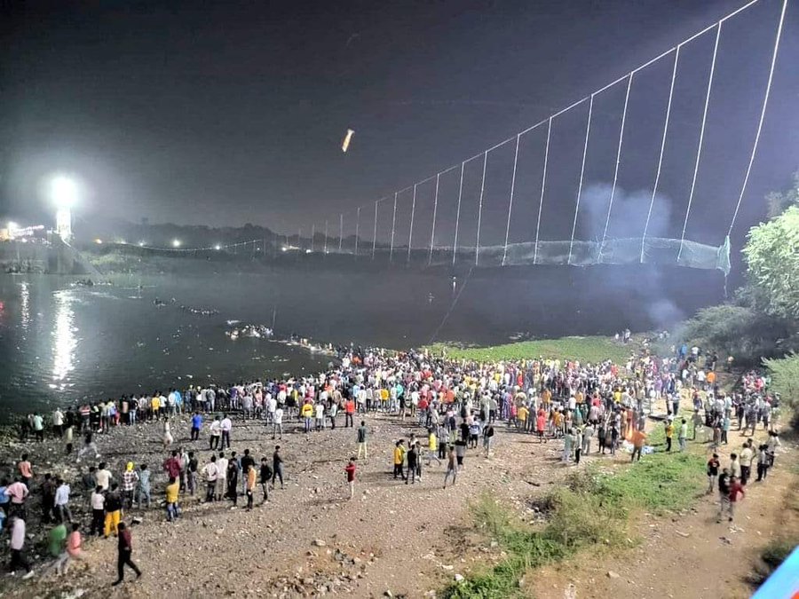 Gujarat Bridge Collapse Toll Rises To 141; Rescue Operation On - GG2