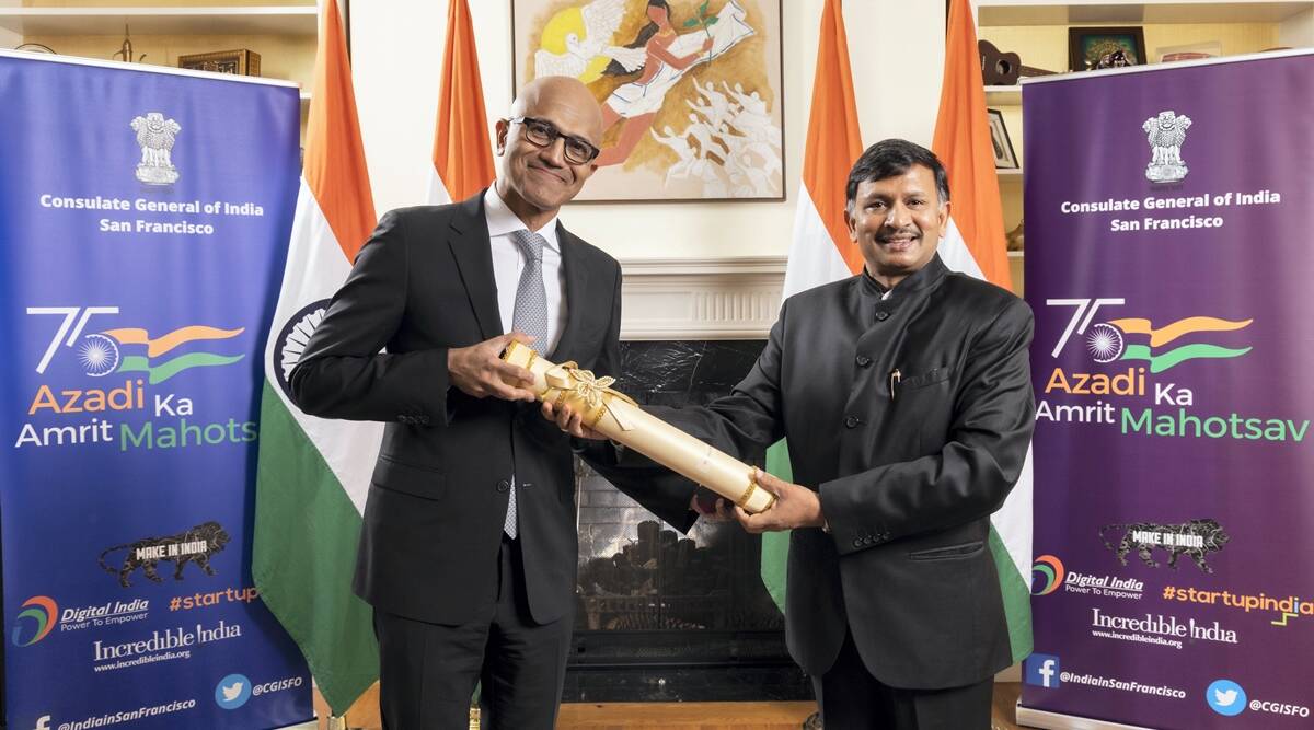 Microsoft CEO Satya Nadella Receives India’s Third-highest Civilian ...
