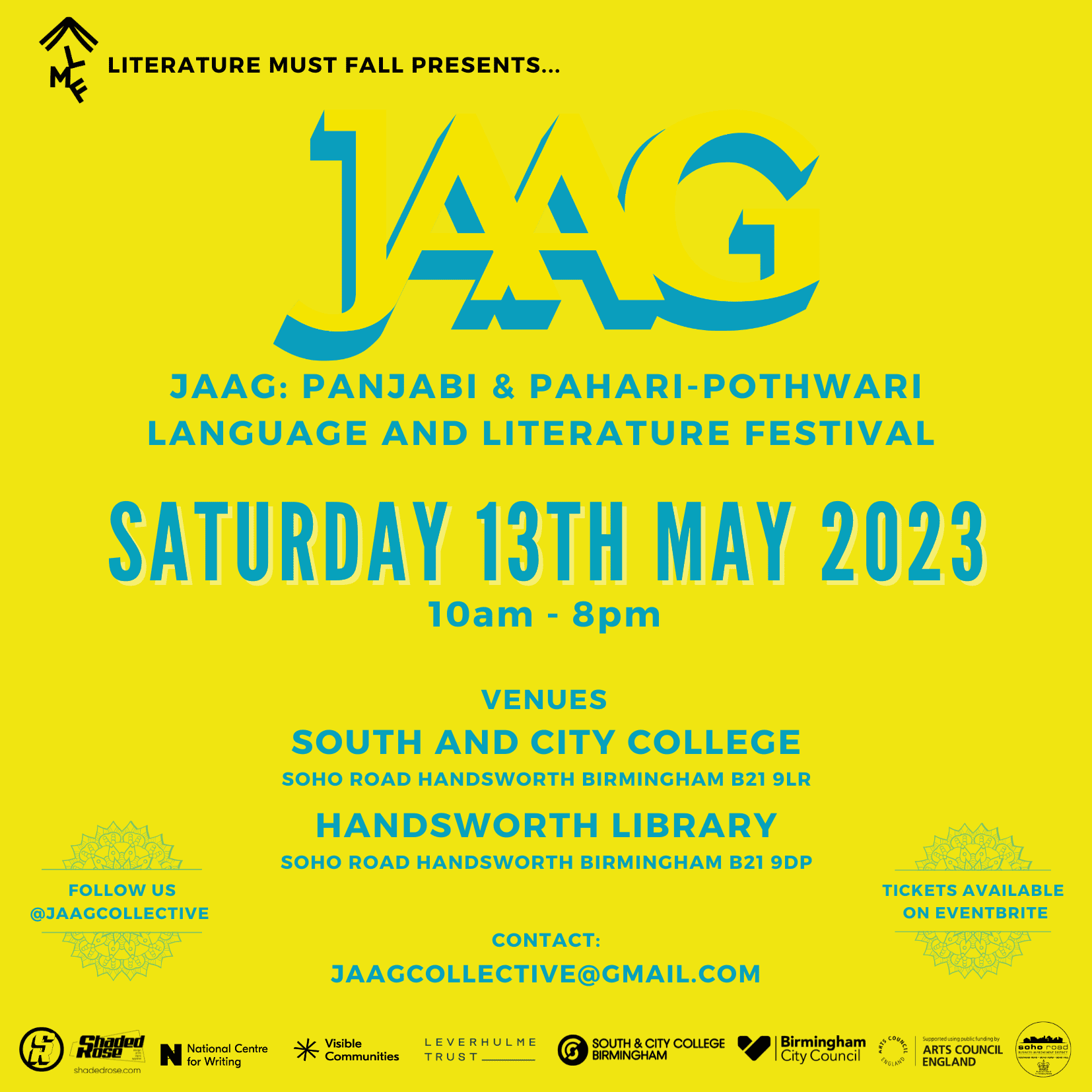 Jaag Festival to celebrate Panjabi and Pahari-Pothwari language and ...