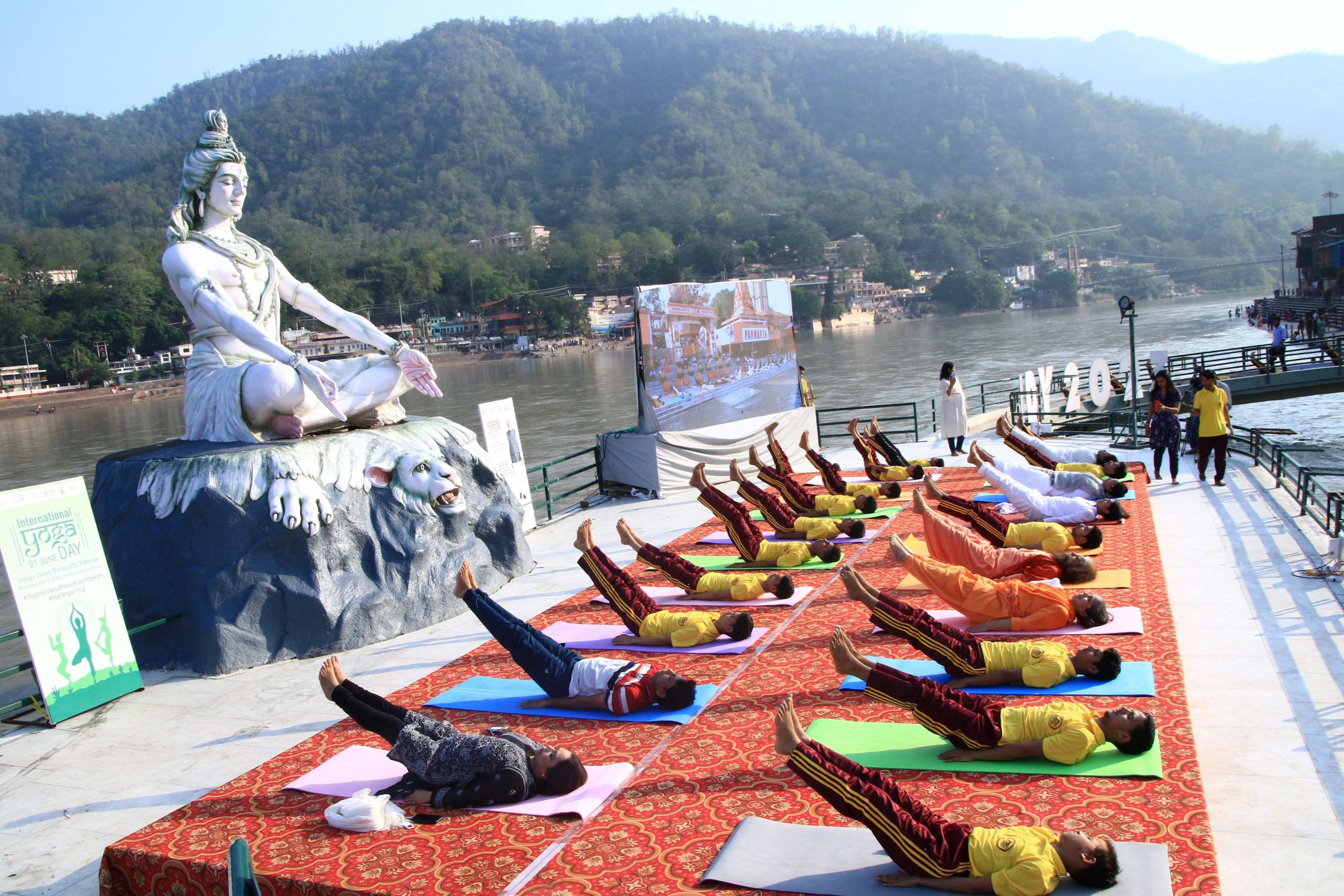 International Day Of Yoga Celebrated With UNICEF India At Parmarth ...