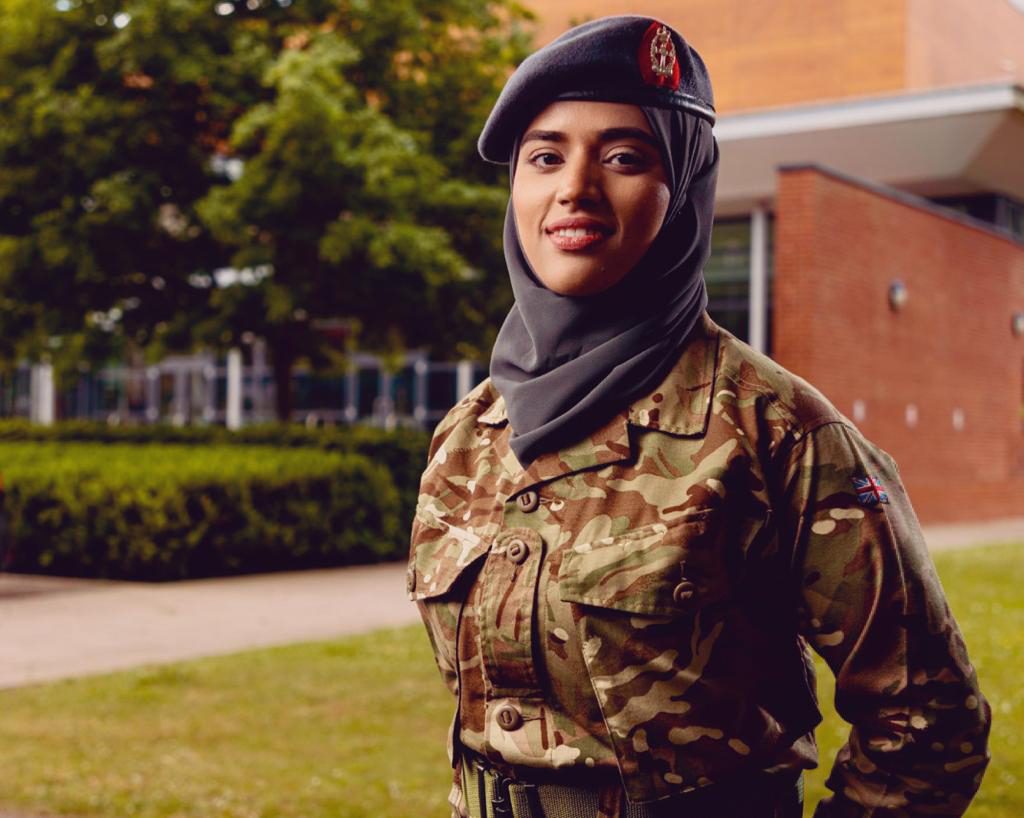 I Joined The British Army To Create My Story, Says First Hijab-wearing ...