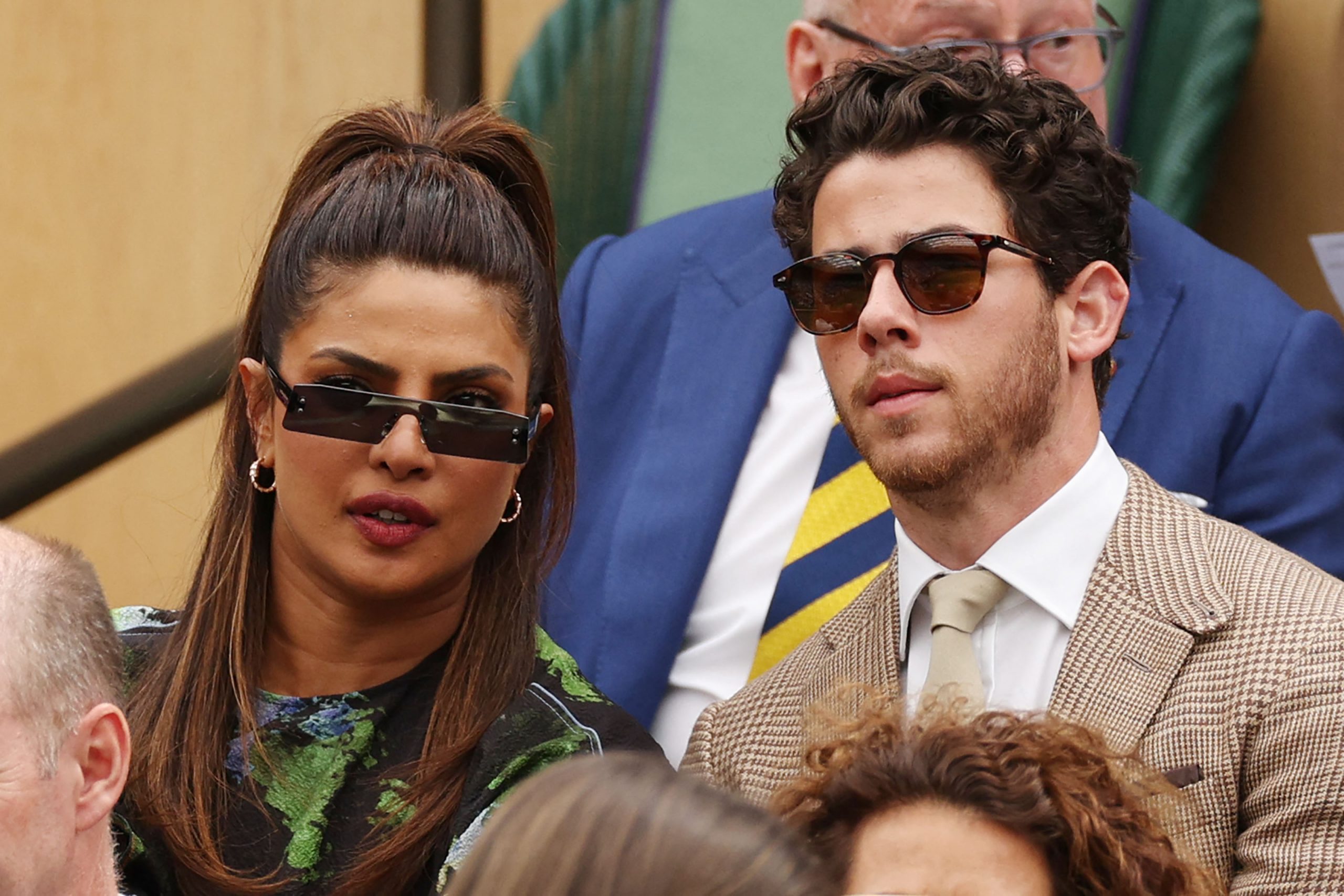 Priyanka Chopra, Nick Jonas Watch Wimbledon Women’s Final - GG2