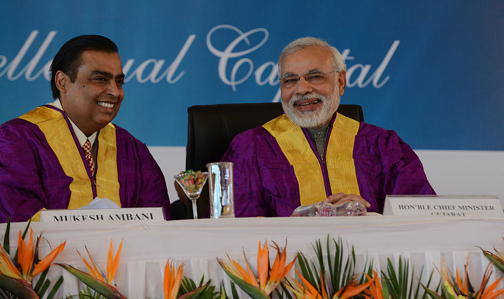 Ambani Calls Modi Most Successful Prime Minister In India’s History - GG2