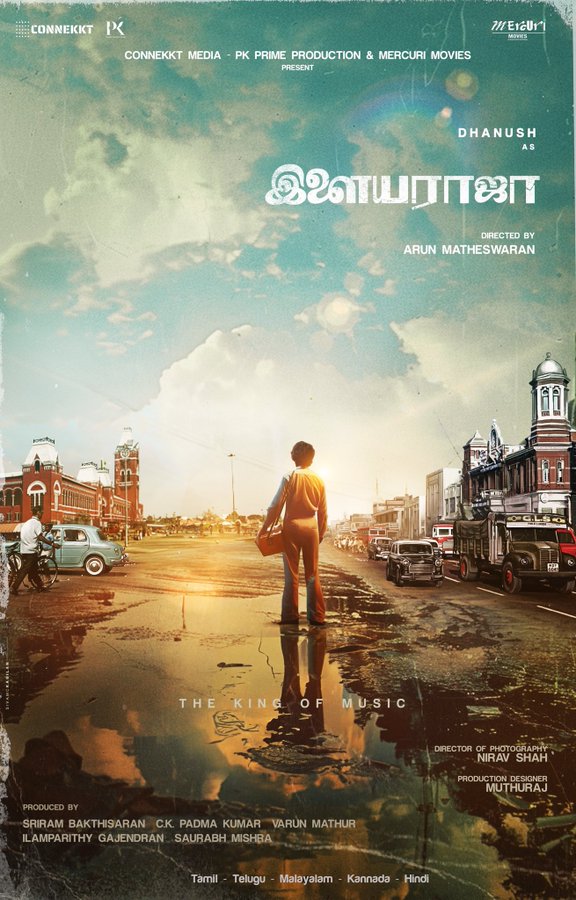 Dhanush Releases First Poster Of Ilaiyaraaja Biopic - GG2