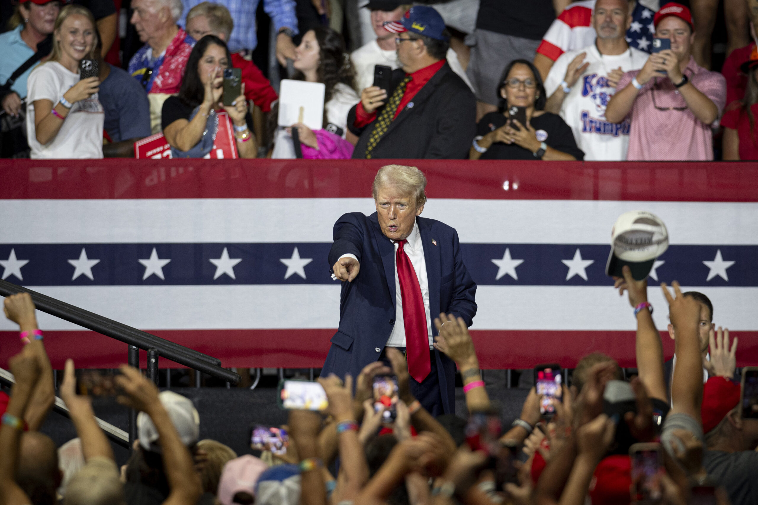 Trump Calls Harris A 'radical Left Lunatic' In First Rally Since Her ...