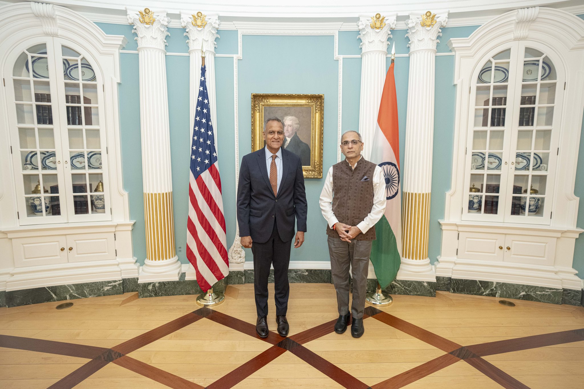 India's New Ambassador Vinay Kwatra Meets US Deputy Secretary Richard ...