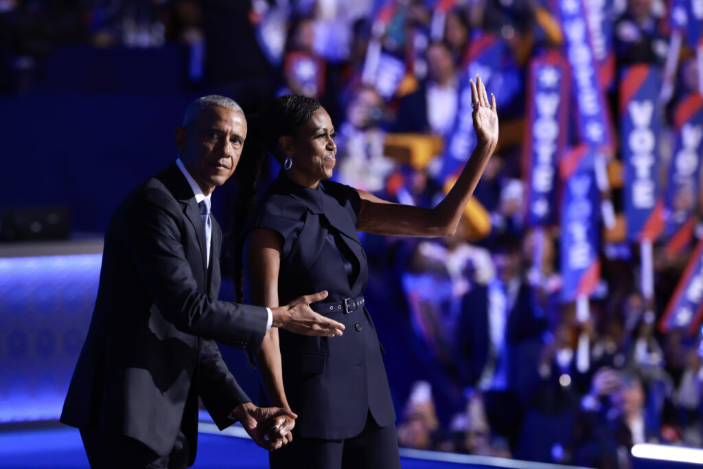 Barack And Michelle Obama Electrify Democratic Convention, Rally ...