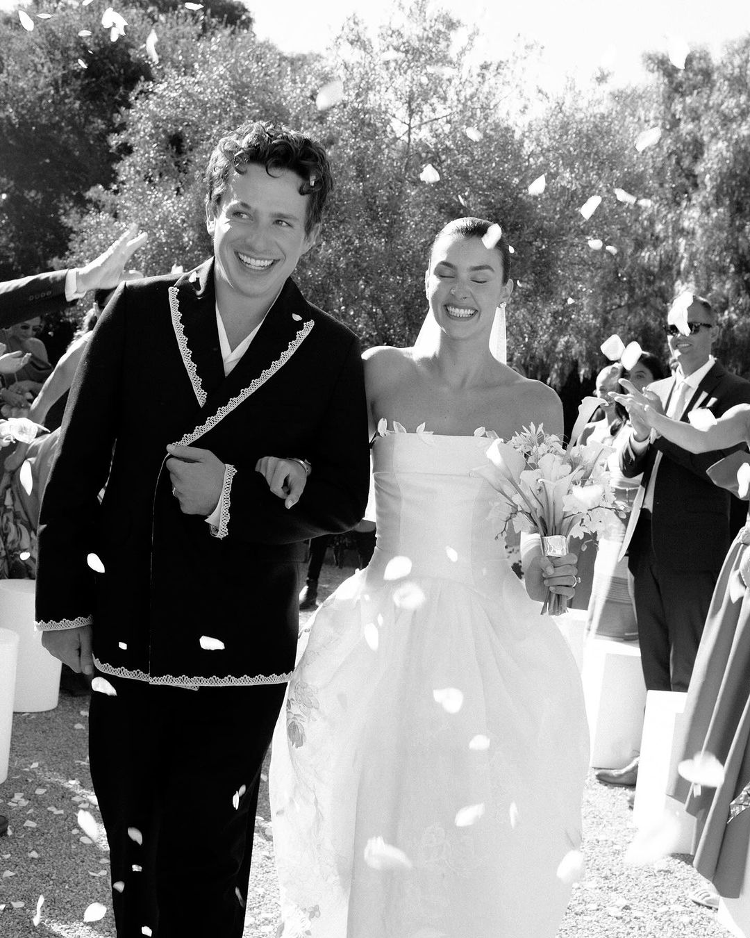 Charlie Puth And Brooke Sansone’s Tie Knot In A Dreamy Wedding At The ...