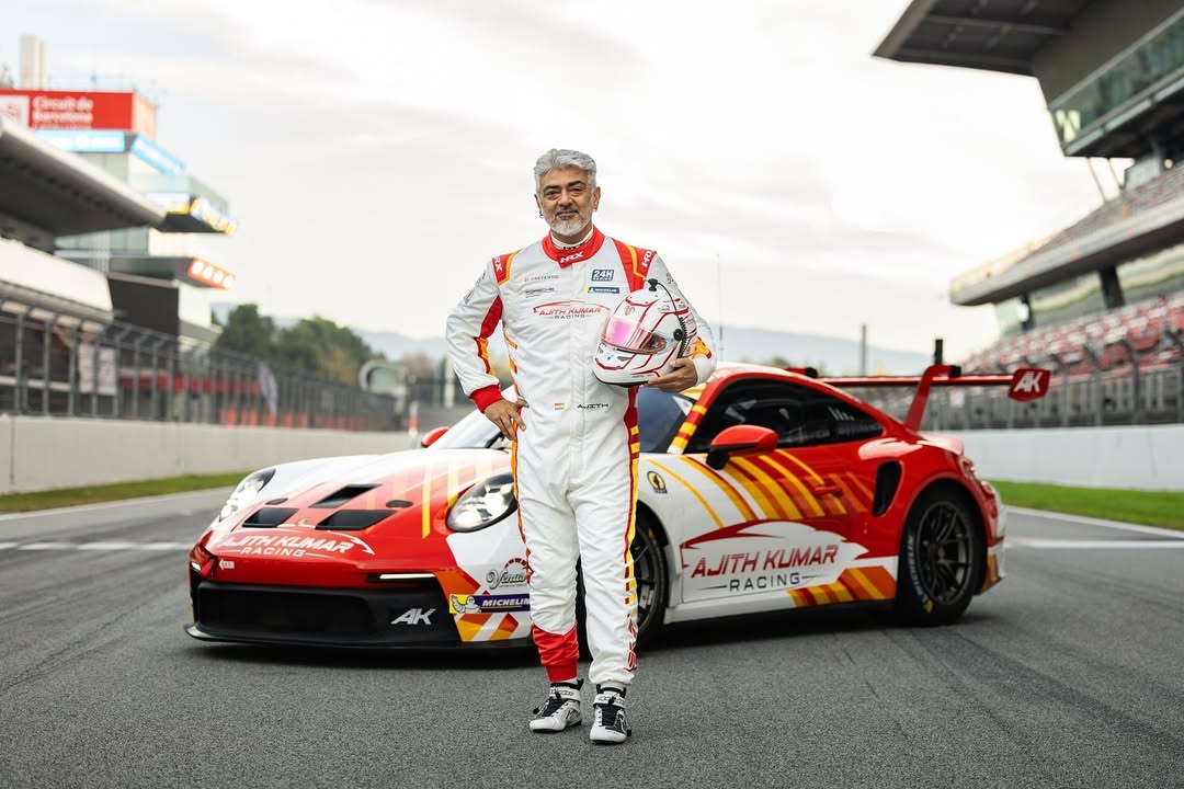 Tamil Actor Ajith Kumar Gears Up For Grand Prix Comeback, Poses At ...